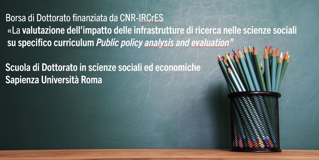 Borsa di Dottorato di Ricerca - IRCRES