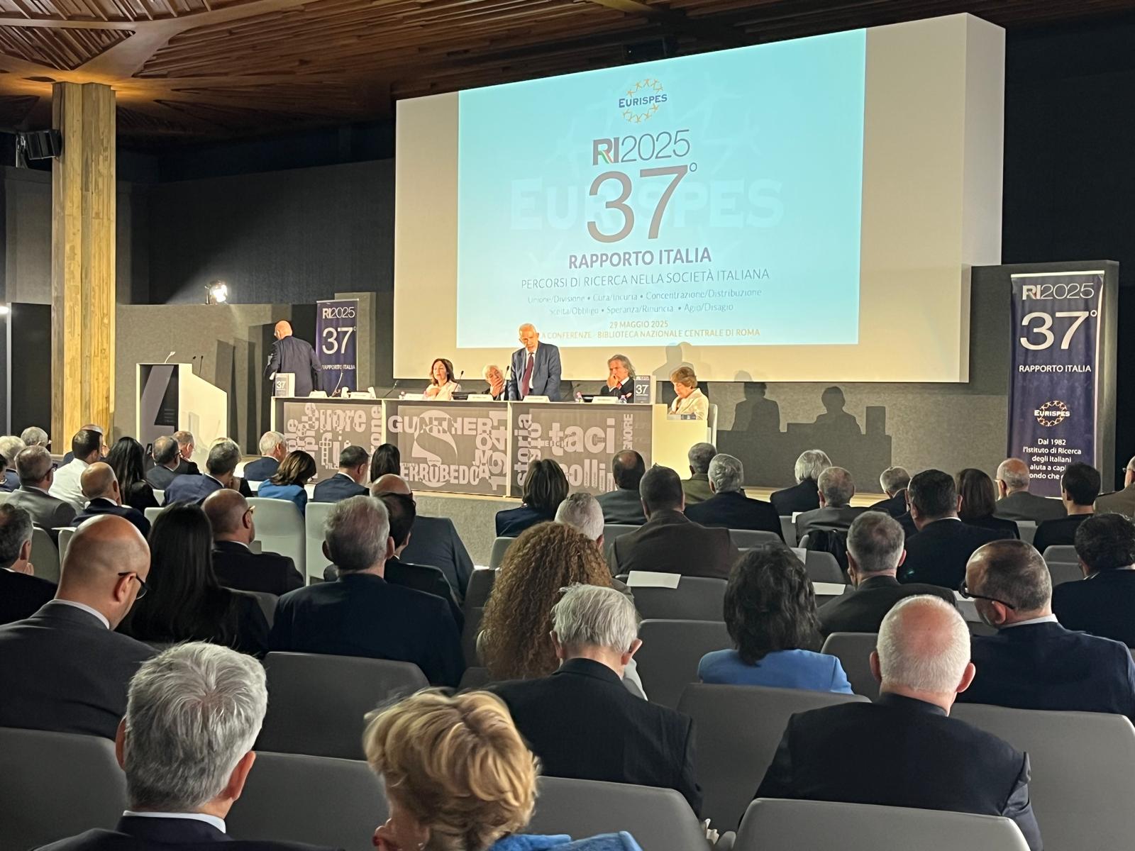 Eurispes – 37° Rapporto Italia 2025 - IRCRES