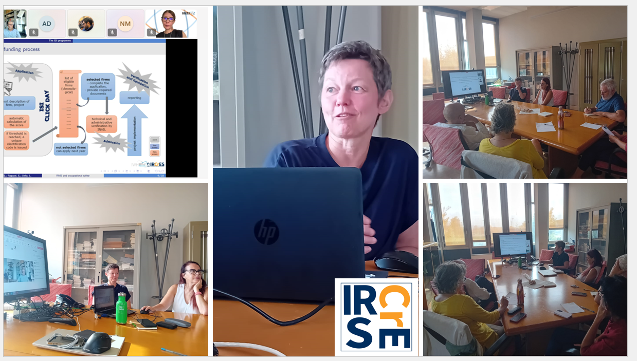 Slide: "Evaluating incentives for investments to enhance occupational safety and health" - IRCRES